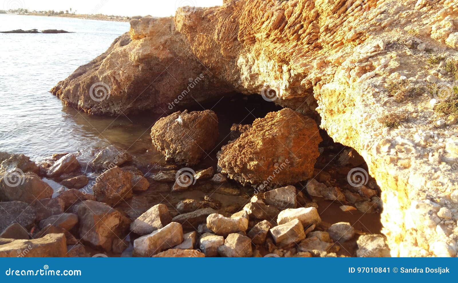 Sandy rocks. stock image. Image of rocks, southcoast - 97010841