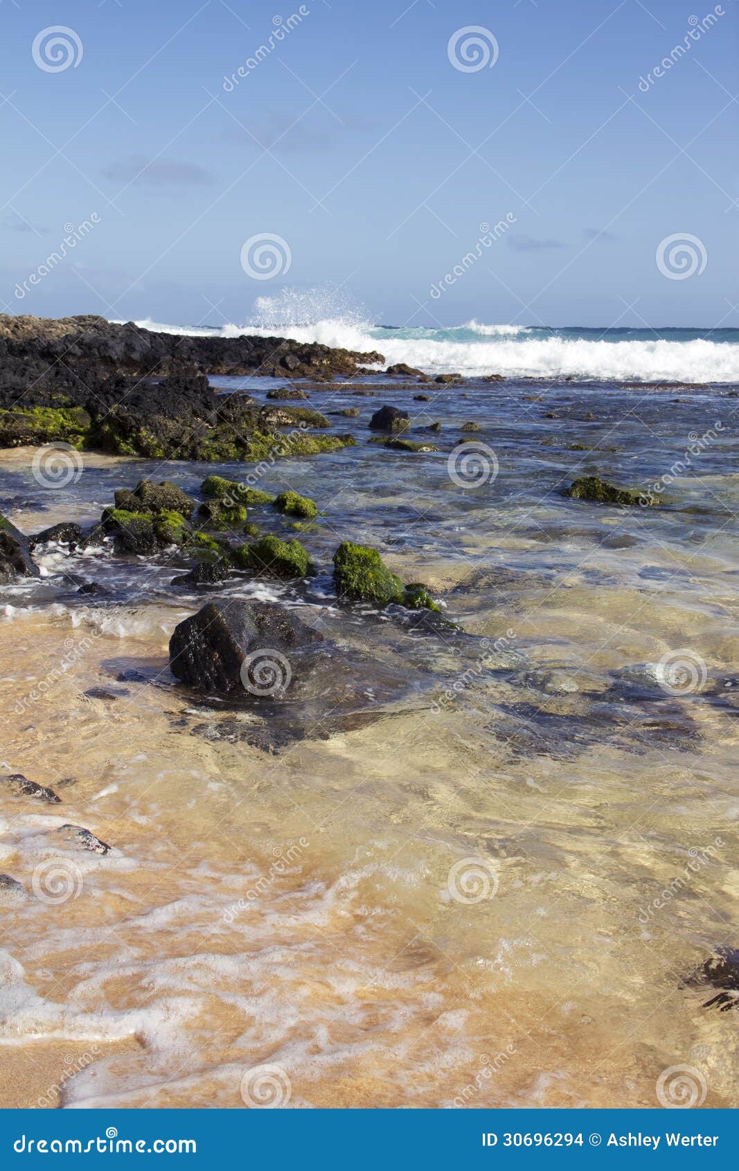 Sandy Shore stock photo. Image of hawaii, sandy, beach - 30696294
