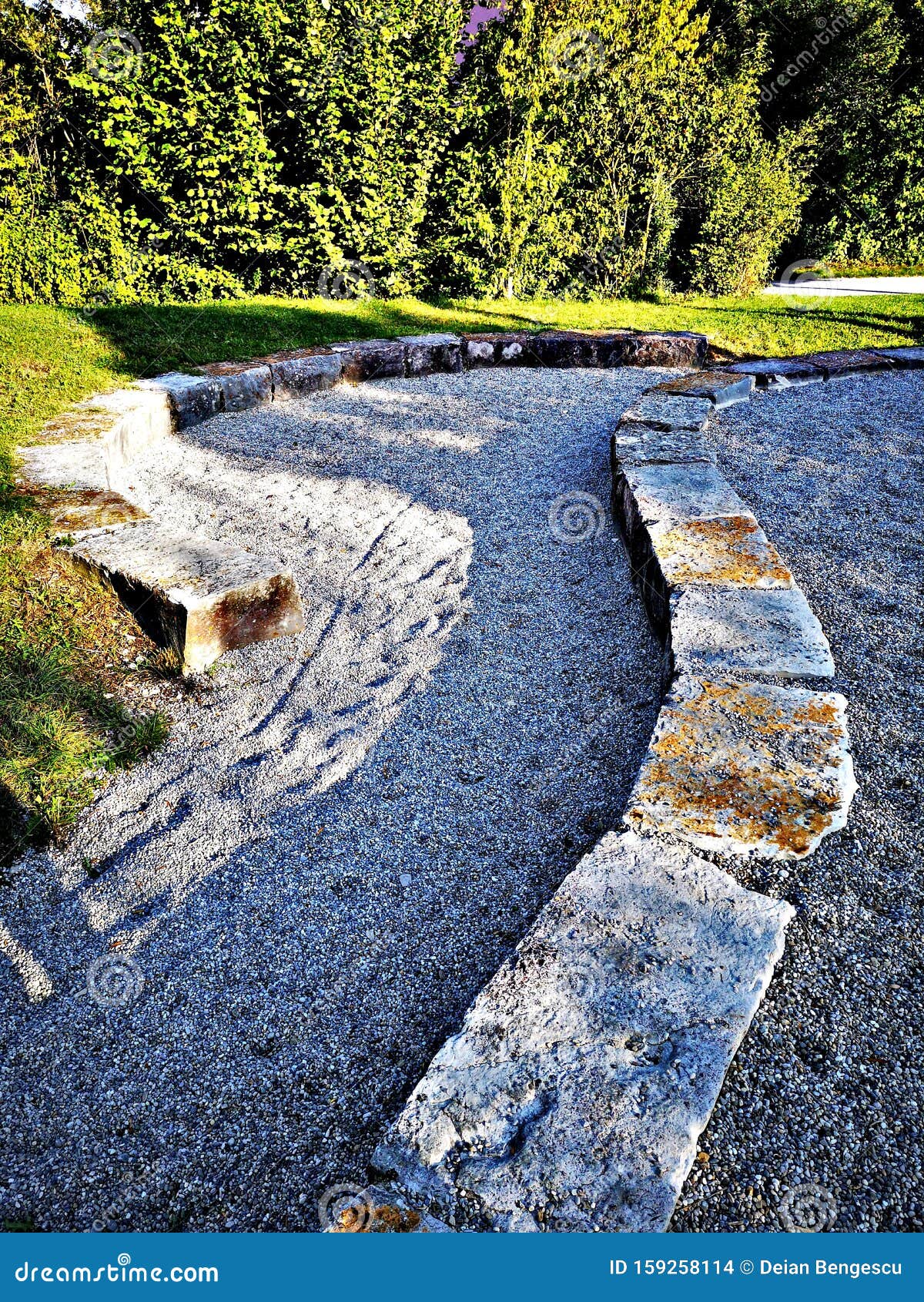 Sandy Stones Road stockfoto. Bild von sandig, steine - 159258114