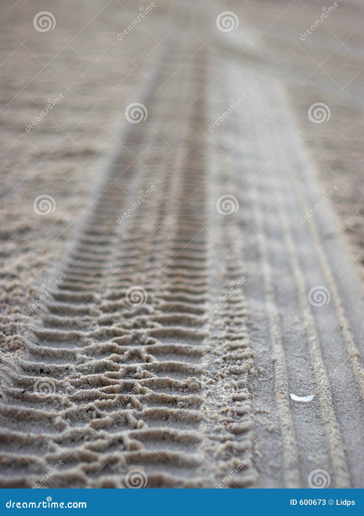 Sandy Tire Imprints stock image. Image of coastal, trace - 600673