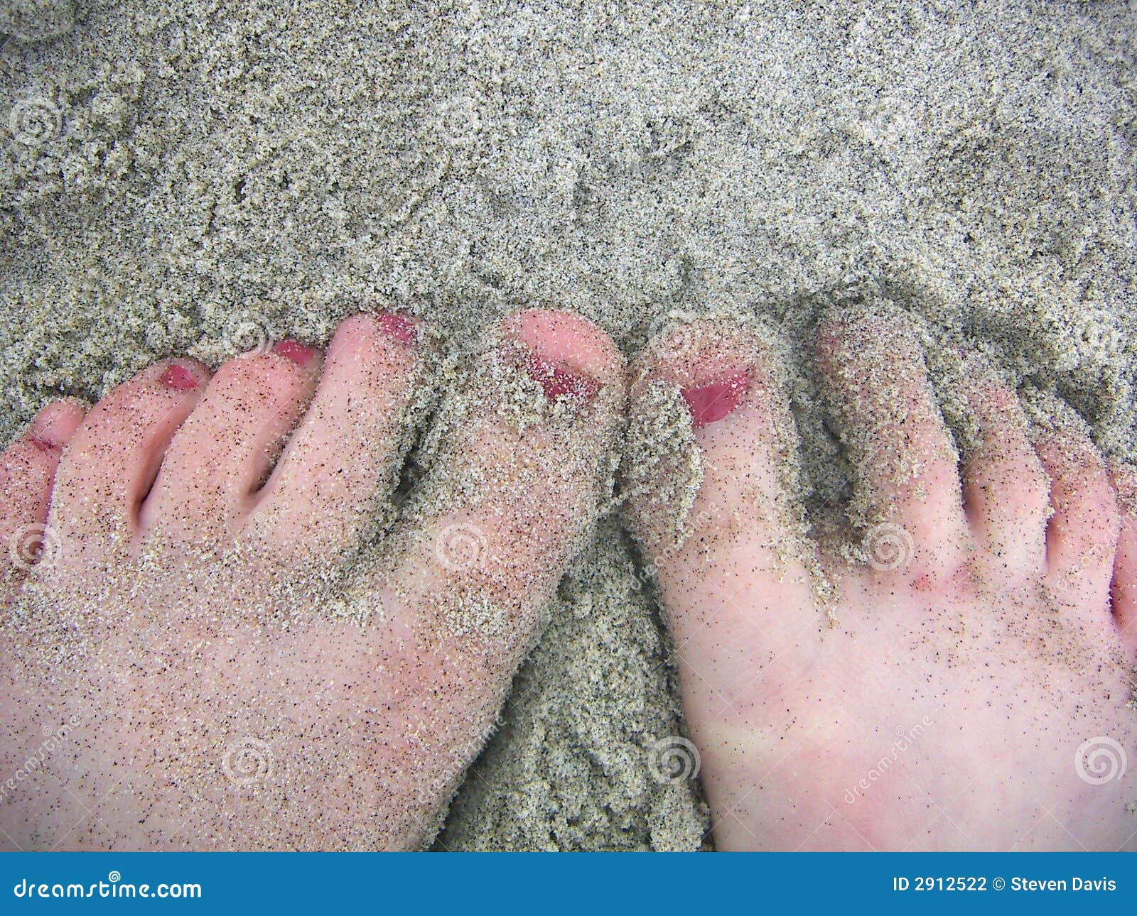 Sandy Toes stock photo. Image of feet, sandy, playing - 2912522