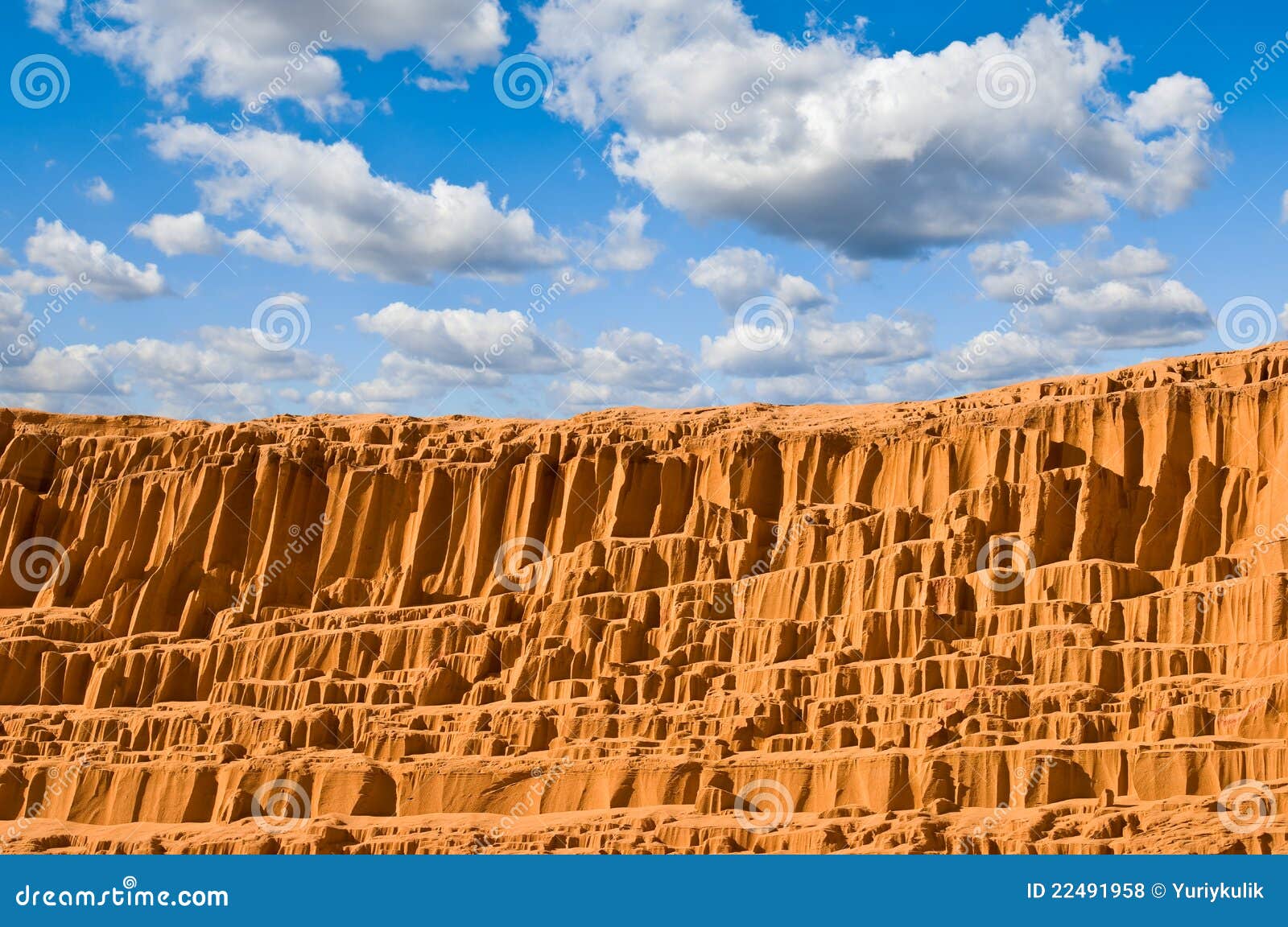 Sandy wall stock photo. Image of celestial, landscape - 22491958