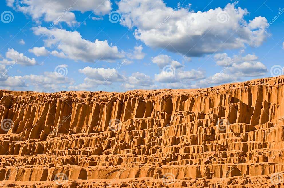 Sandy wall stock photo. Image of celestial, landscape - 22491958