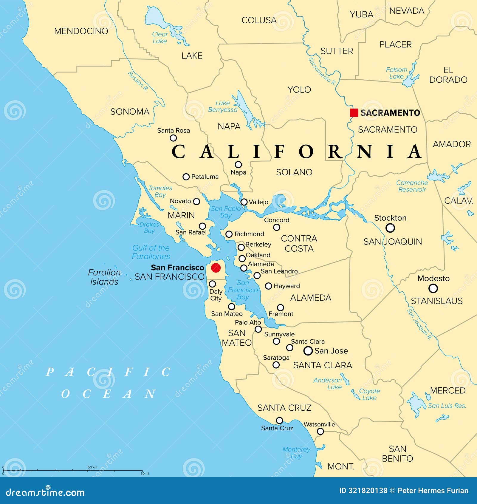 San Francisco Bay Area, Region of the U.S. State California, Political ...