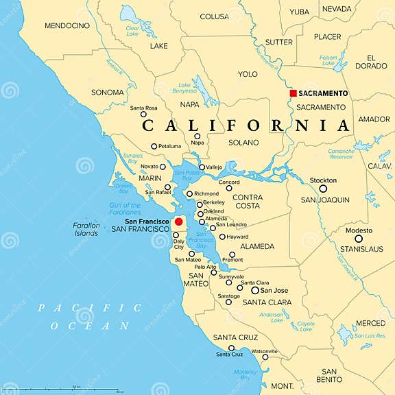 San Francisco Bay Area, Region of the U.S. State California, Political ...