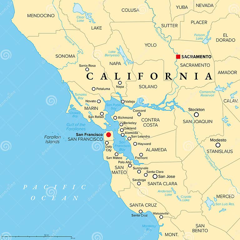 San Francisco Bay Area, Region of the U.S. State California, Political ...