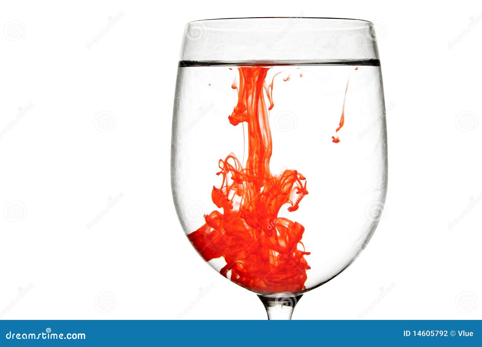 Sang rouge en glace de vin photo stock. Image du aquatique - 14605792