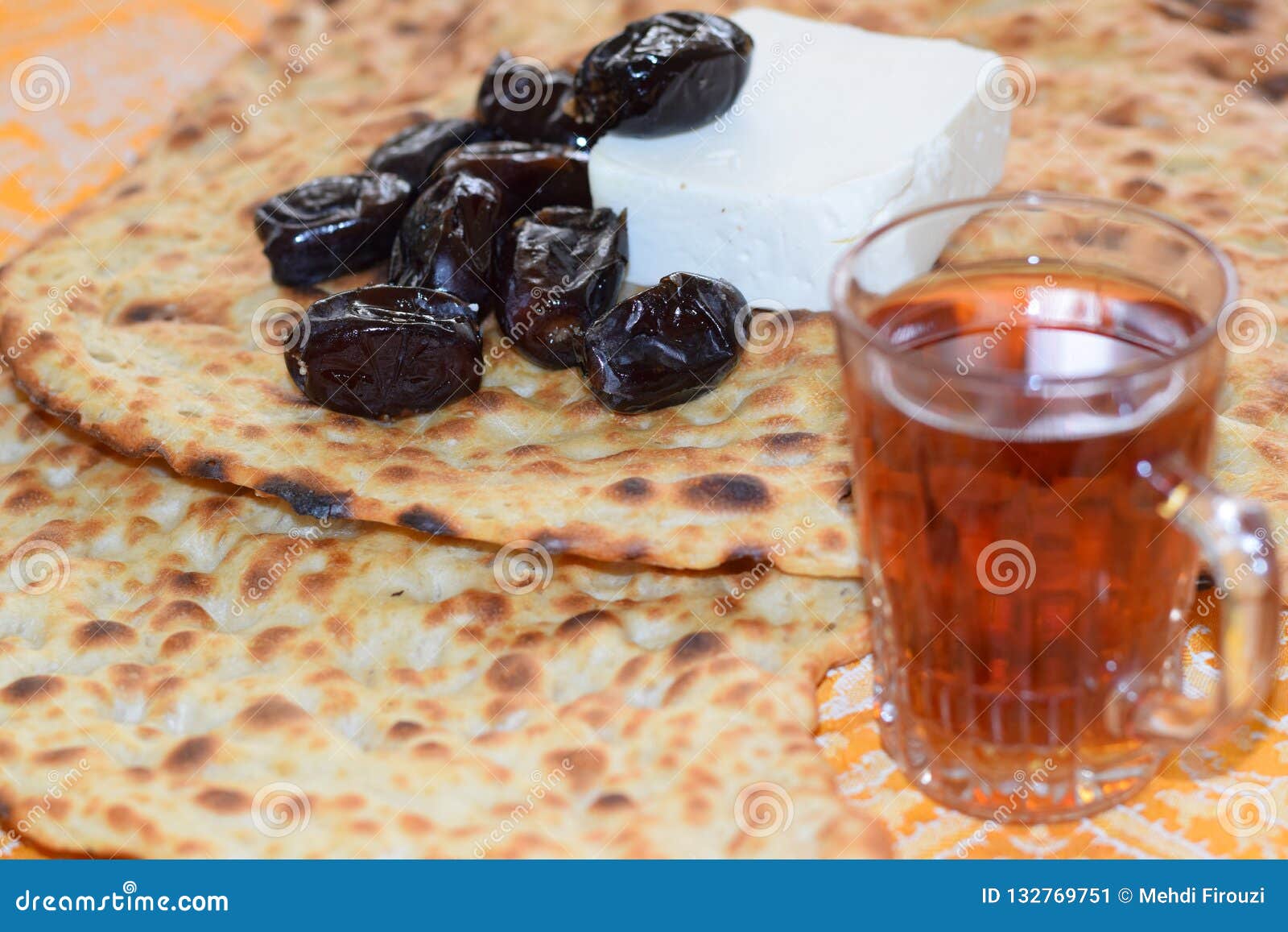 Sangak Bread, Ancient Iranian Flatbread Stock Image - Image of bakery ...