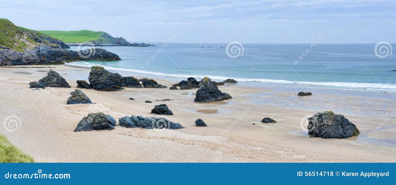 Sango Bay stock photo. Image of great, sutherland, travel - 56514718