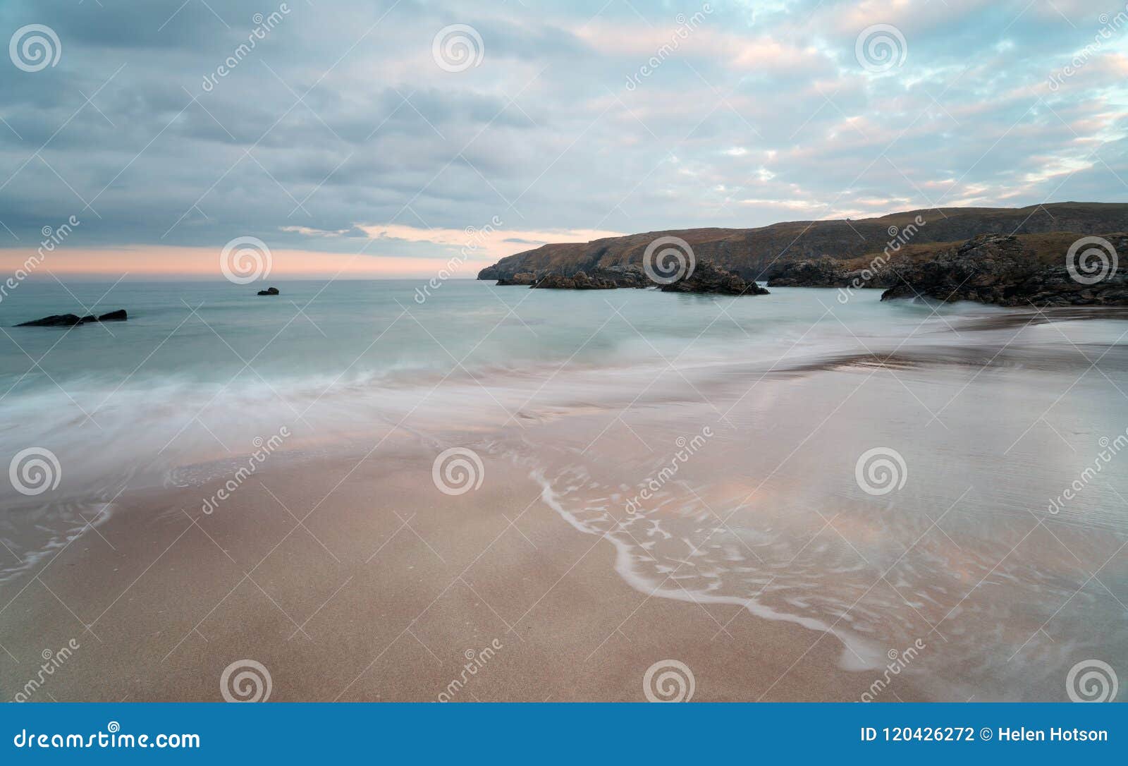 Sango Sands in Scotland stock photo. Image of coastline - 120426272