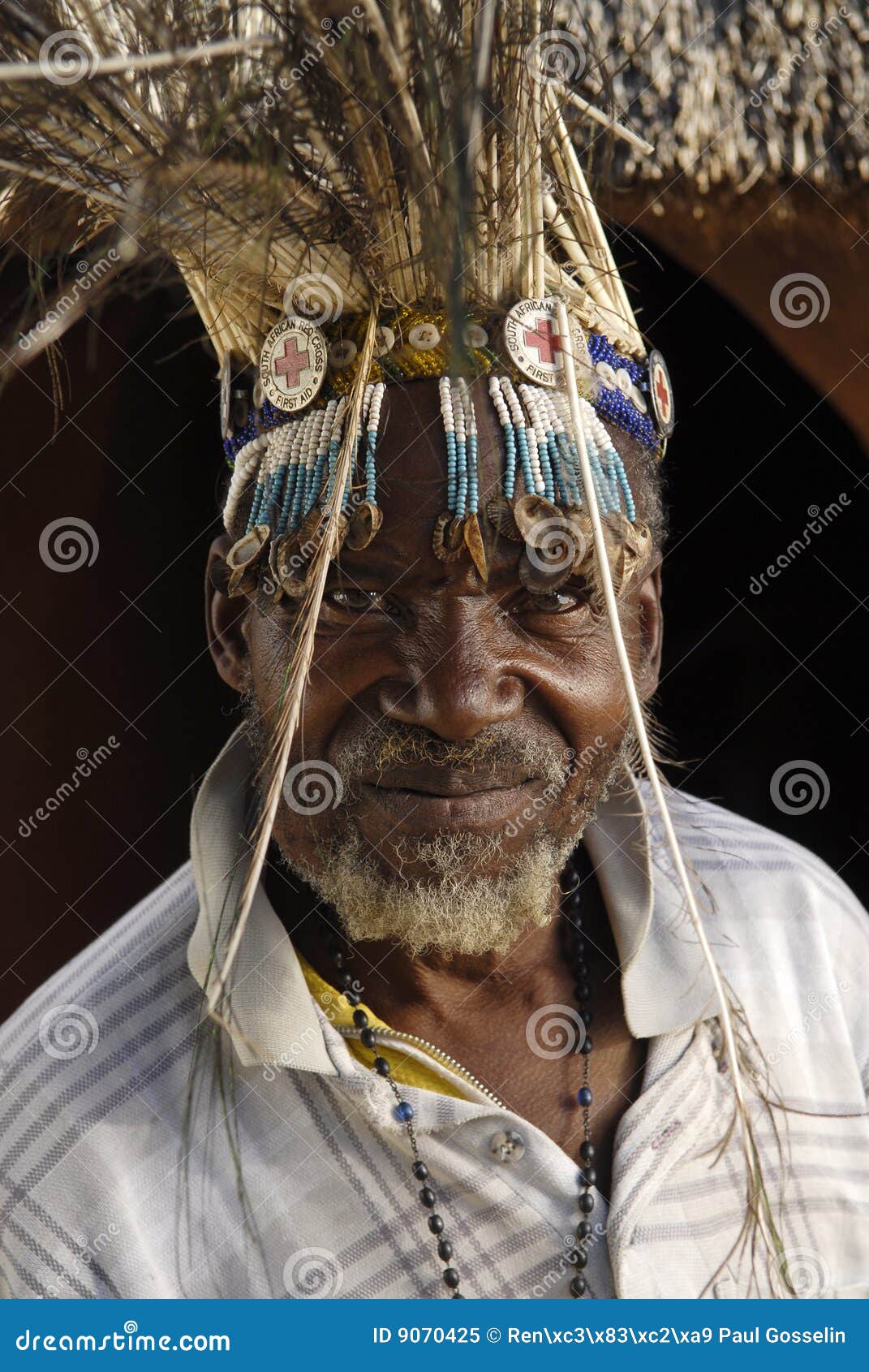Sangoma Pitso at work stock image. Image of village, lesotho - 9070425