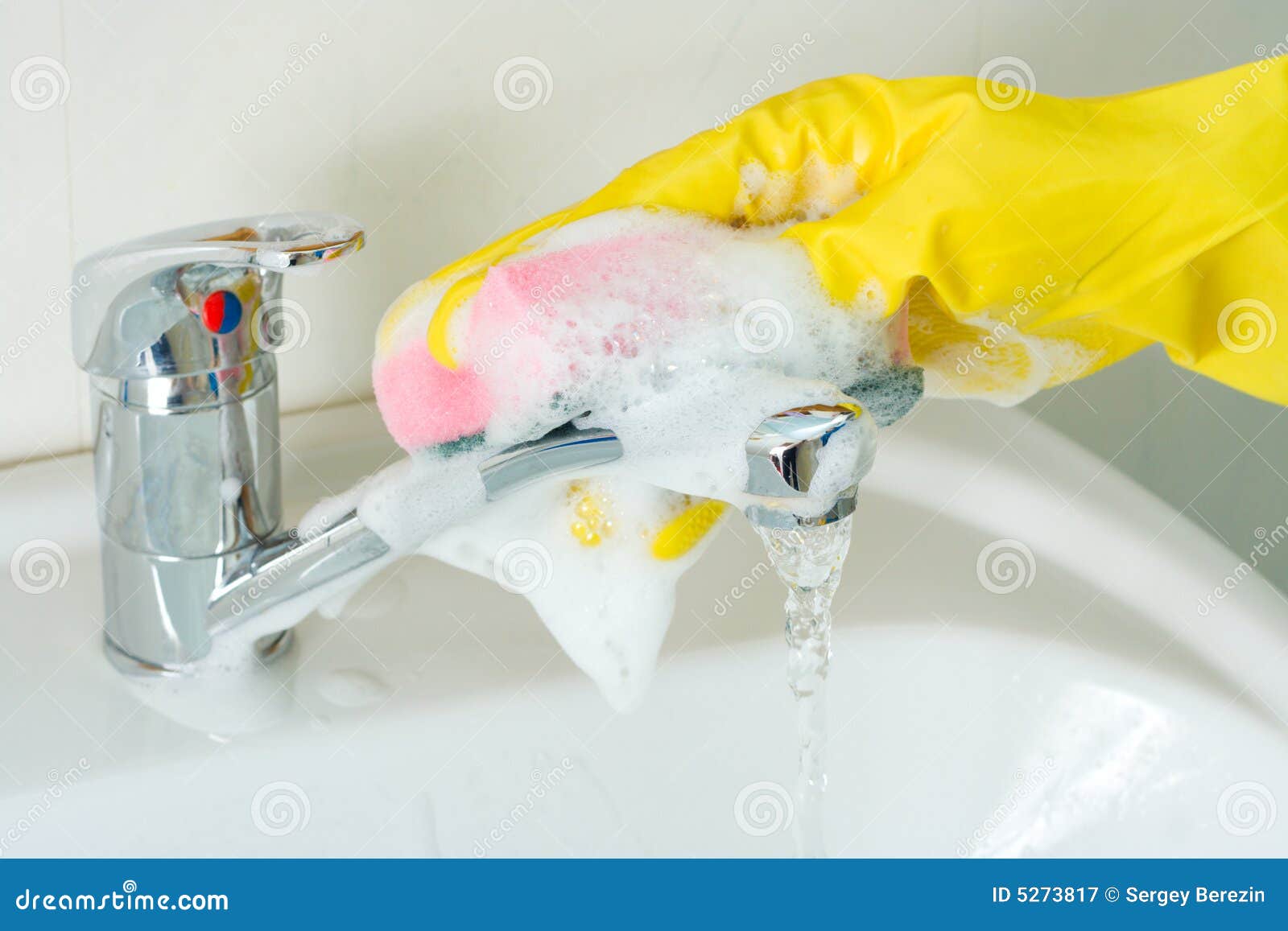 Sanitary Clearing of a Sink Stock Image - Image of sanitary, liquid ...