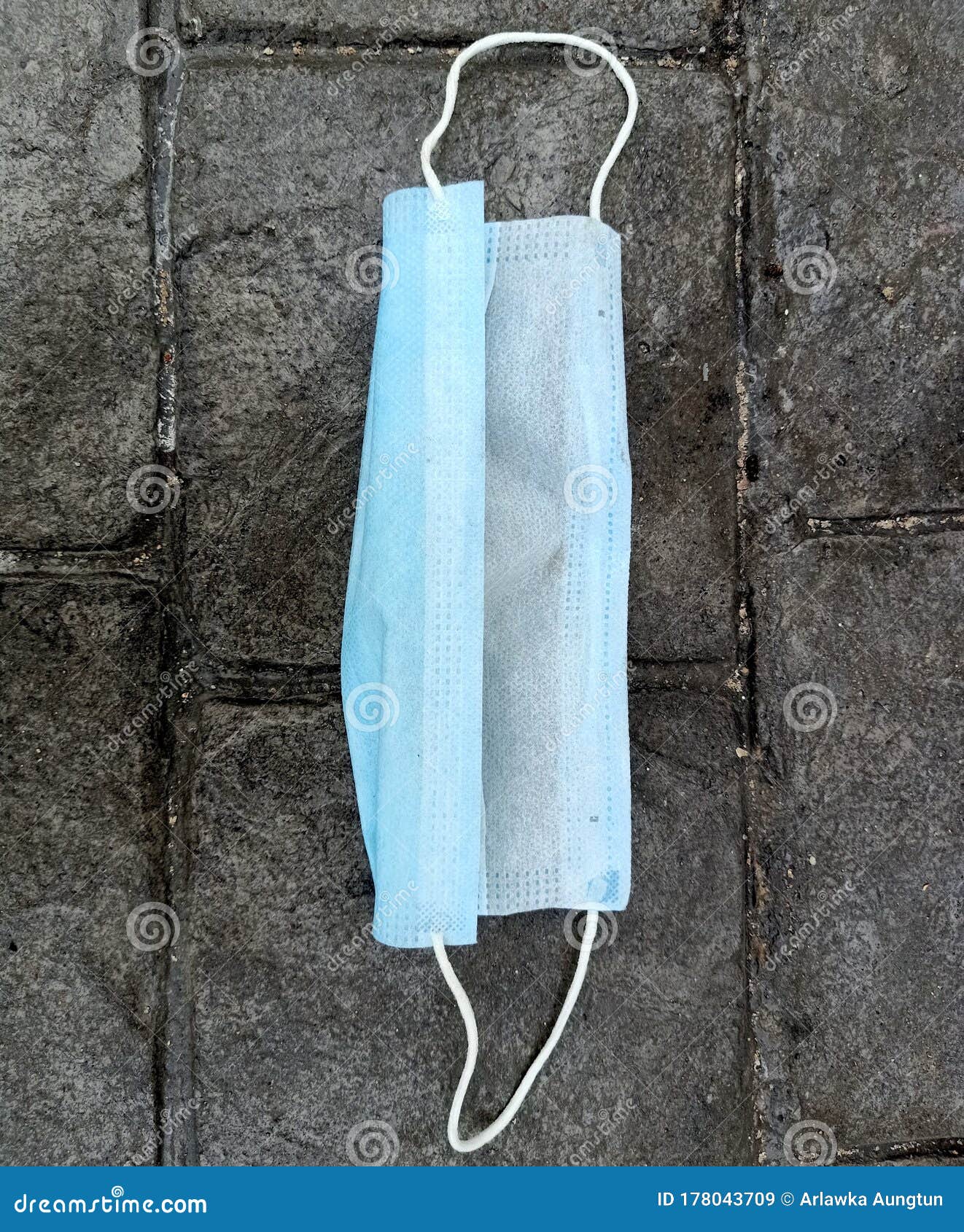 Sanitary Napkins, Cloth Covering the Nose that is Left on the Stock ...