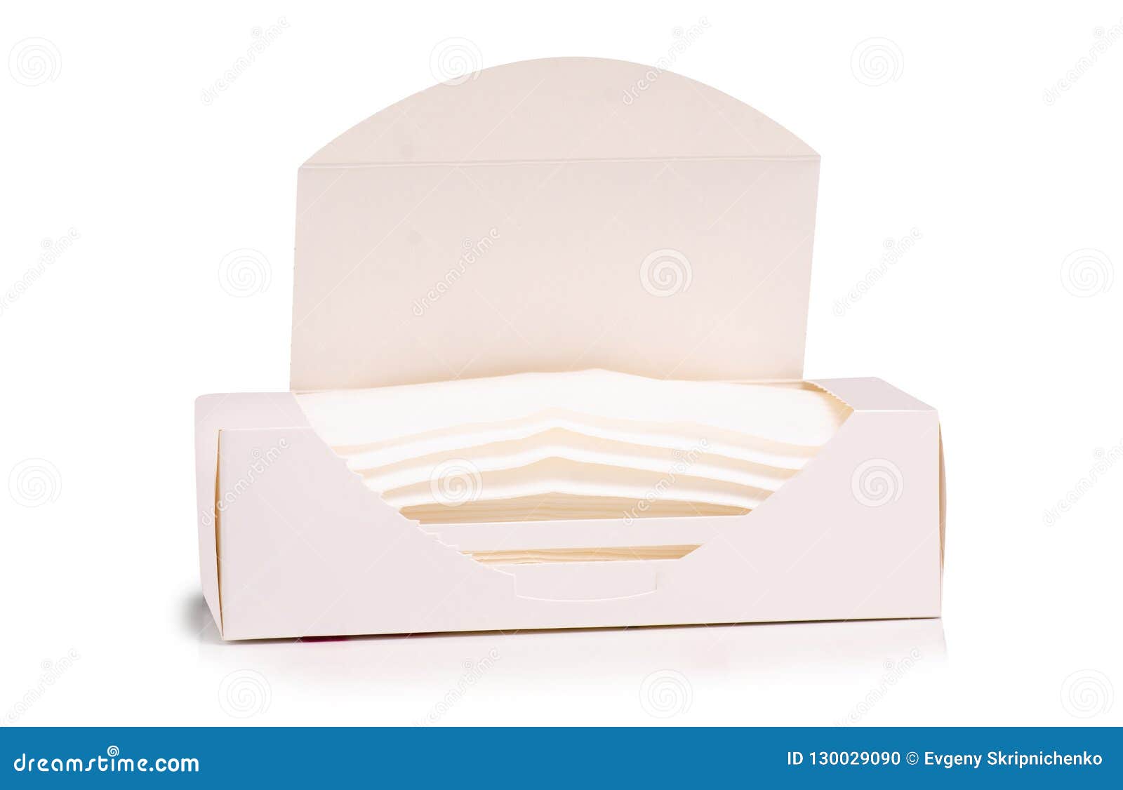 Sanitary Pads Menstruation White in Box Stock Photo - Image of feather ...