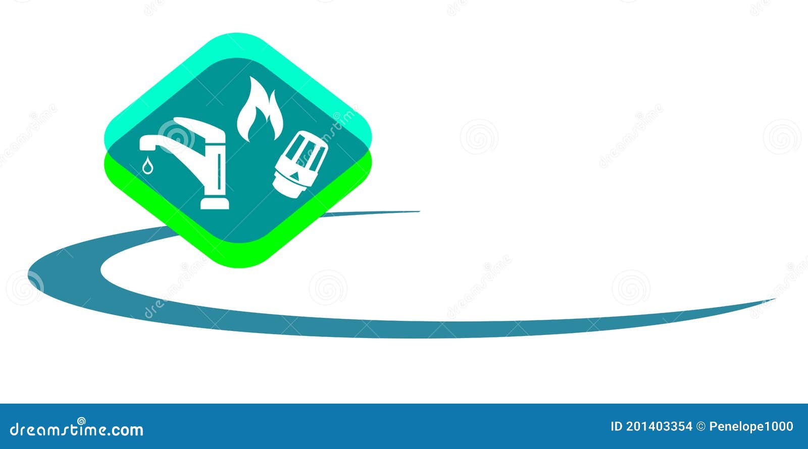 Sanitary Service Logo Design. Vector Illustration | CartoonDealer.com ...