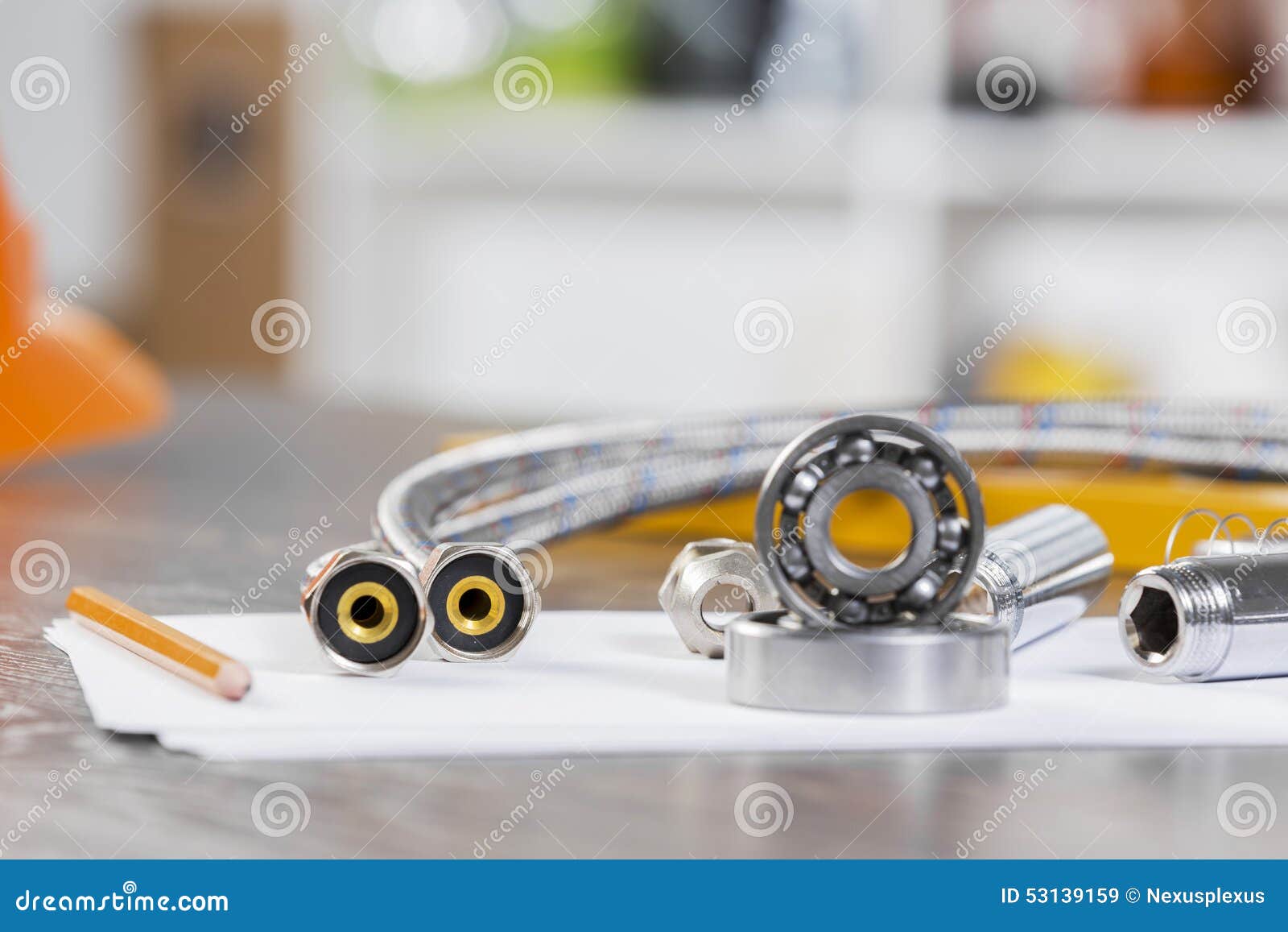 Sanitary tools stock image. Image of plumbing, copper - 53139159