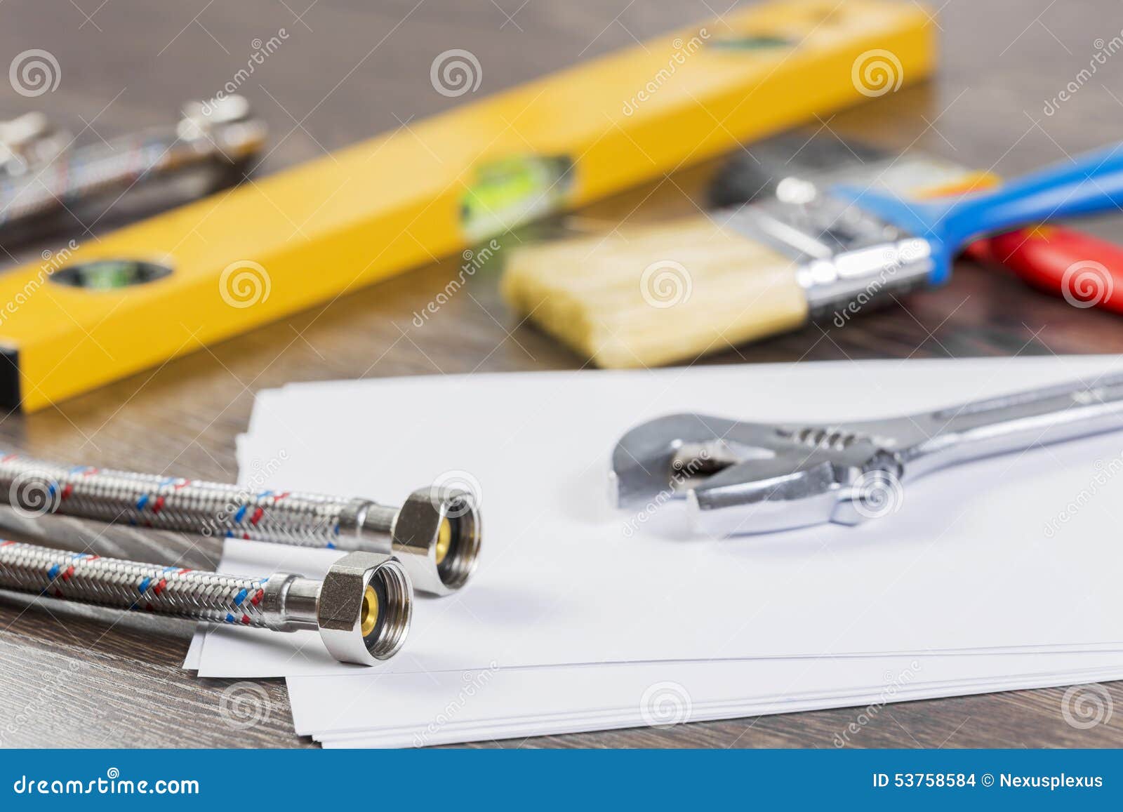 Sanitary tools stock photo. Image of pipeline, plumber - 53758584