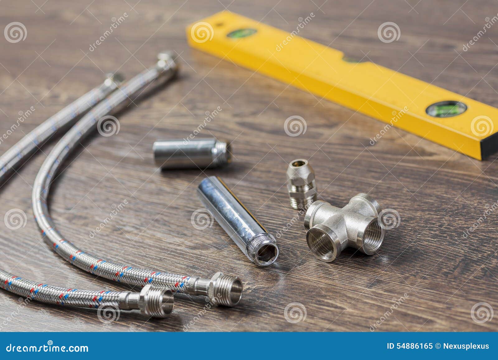 Sanitary tools stock image. Image of plumber, table, equipment - 54886165