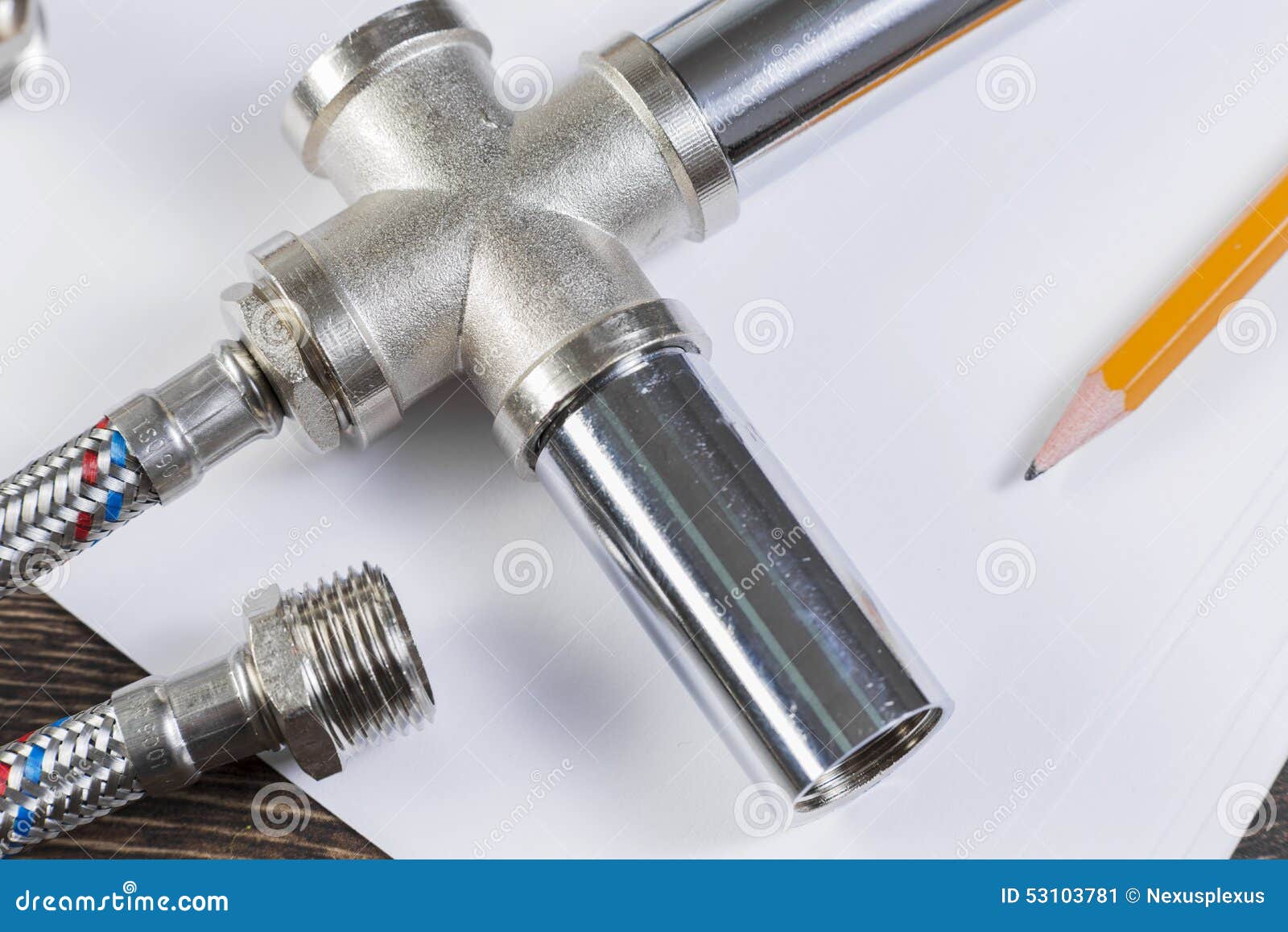 Sanitary tools stock image. Image of tinted, faucet, piping - 53103781