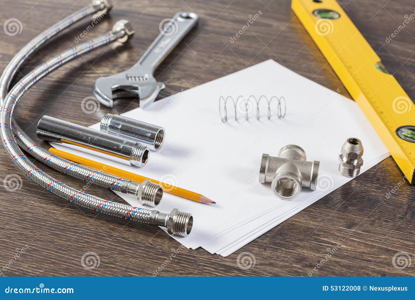 Sanitary tools stock photo. Image of plumber, plumbing - 53122008