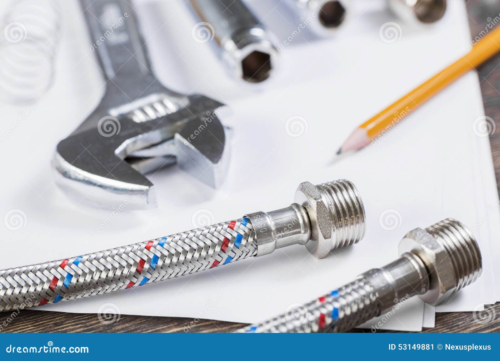 Sanitary tools stock image. Image of plastic, construction - 53149881
