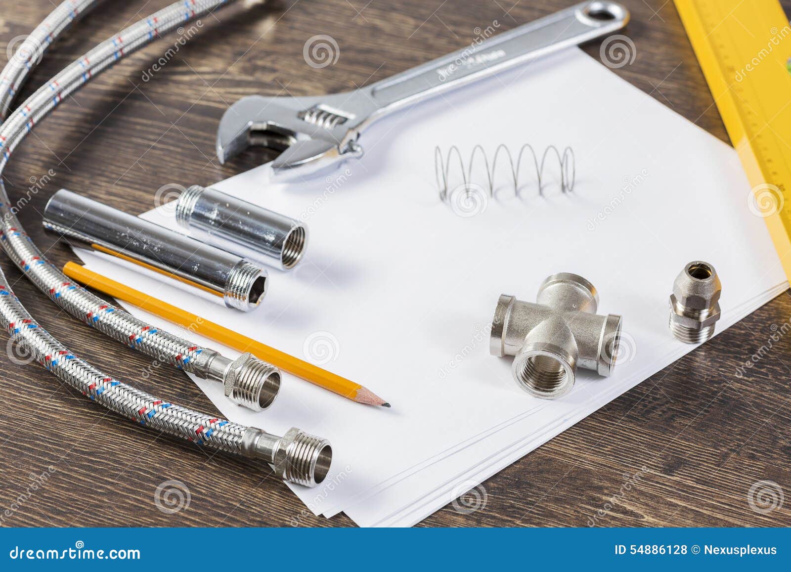 Sanitary tools stock photo. Image of sheet, faucet, color - 54886128