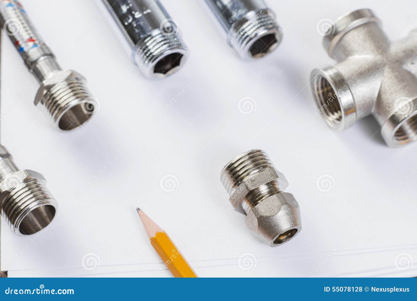 Sanitary tools stock photo. Image of copper, pipeline - 55078128