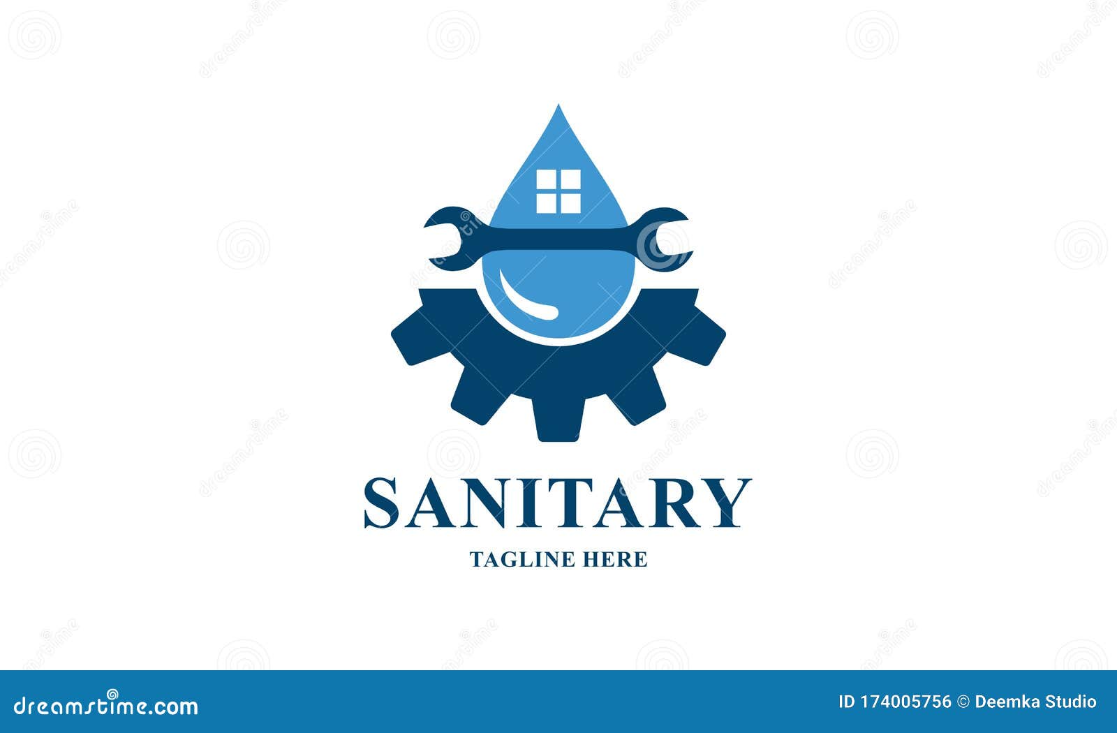 Sanitary Ware Logo Design of Icon Vector Illustrations Stock Vector ...