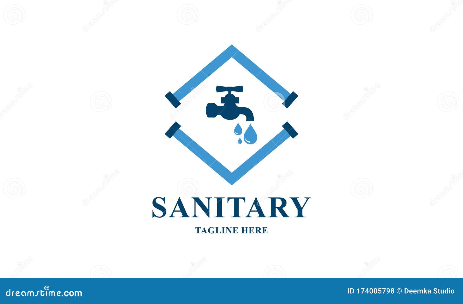 Sanitary Ware Logo Design of Icon Vector Illustrations Stock Vector ...