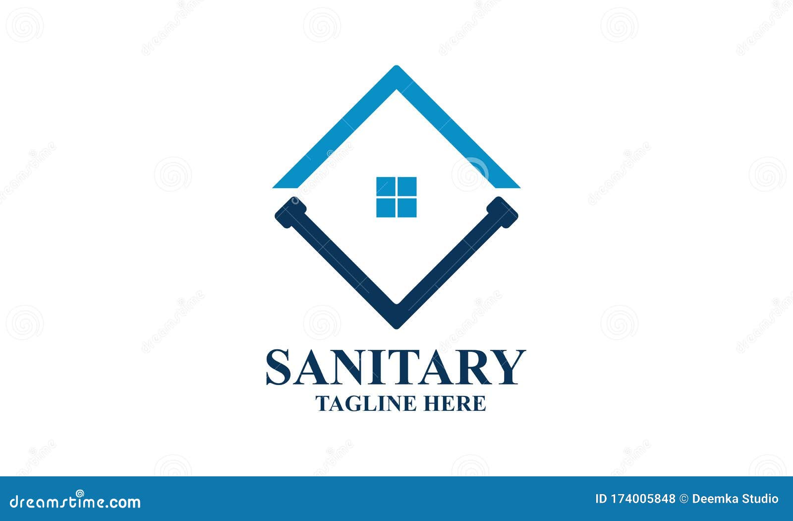 Sanitary Ware Logo Design of Icon Vector Illustrations Stock ...