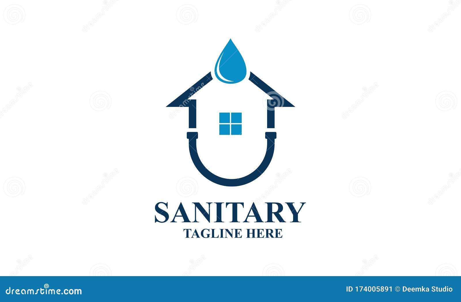 Sanitary Ware Logo Design of Icon Vector Illustrations Stock Vector ...
