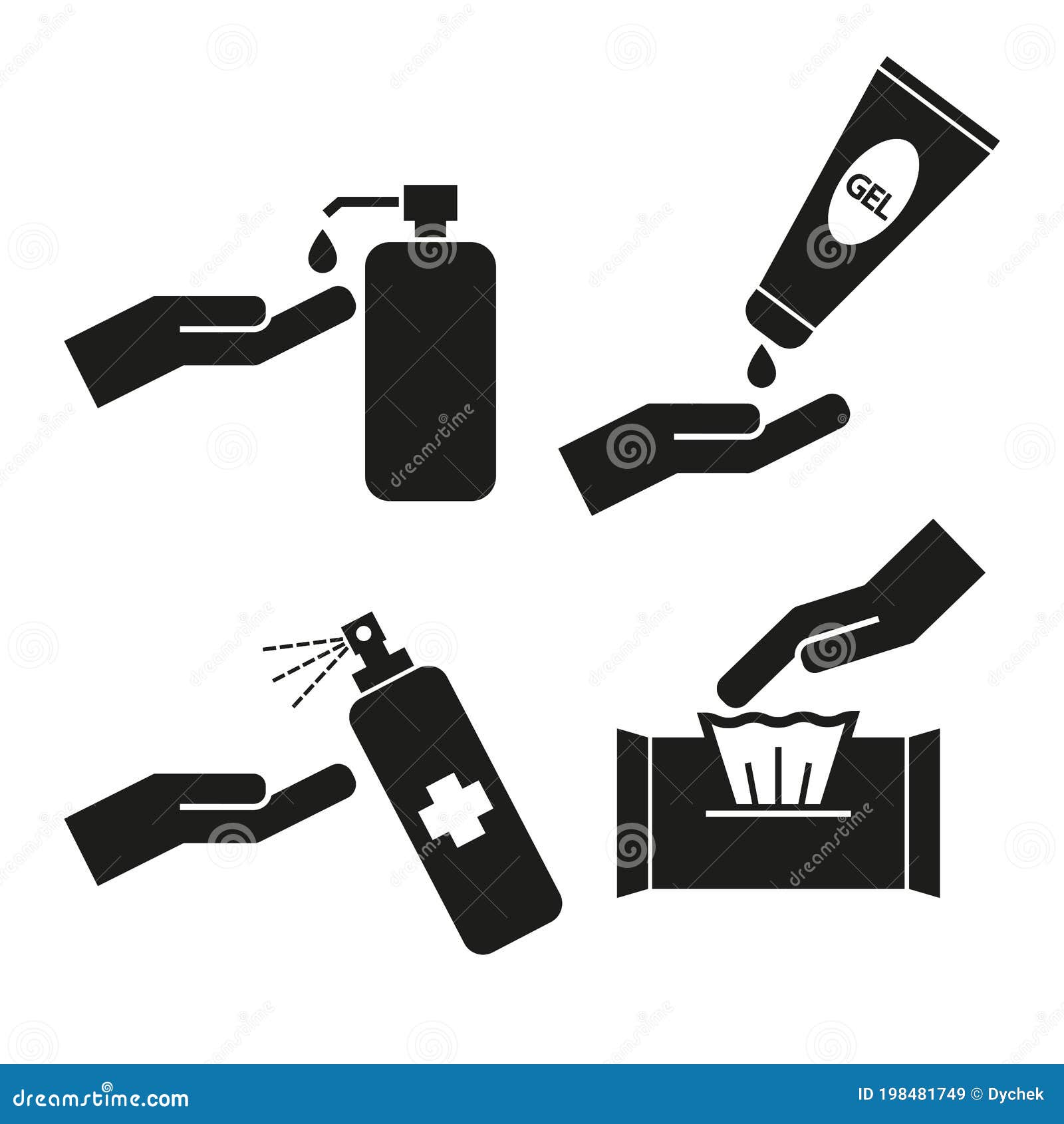 Sanitization. Health. Medicine Stock Vector - Illustration of ...