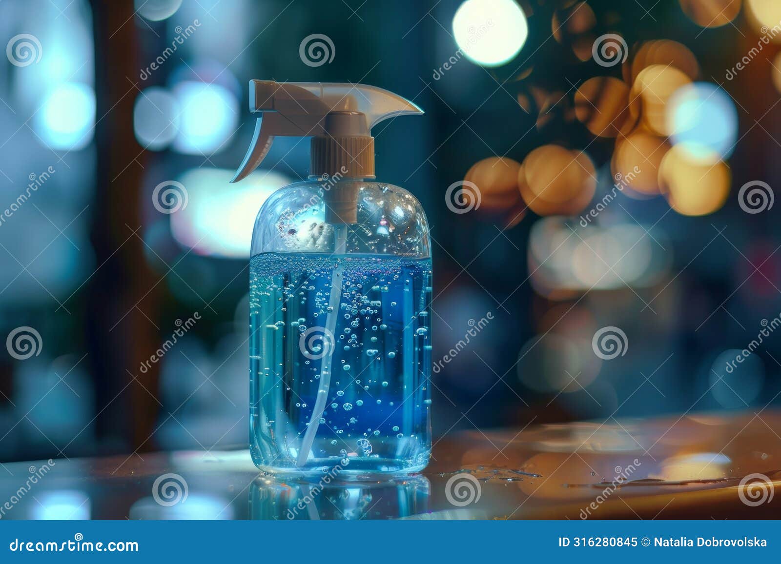 Sanitizer Spray, Hygiene Essential. Kills Germs Stock Image - Image of ...