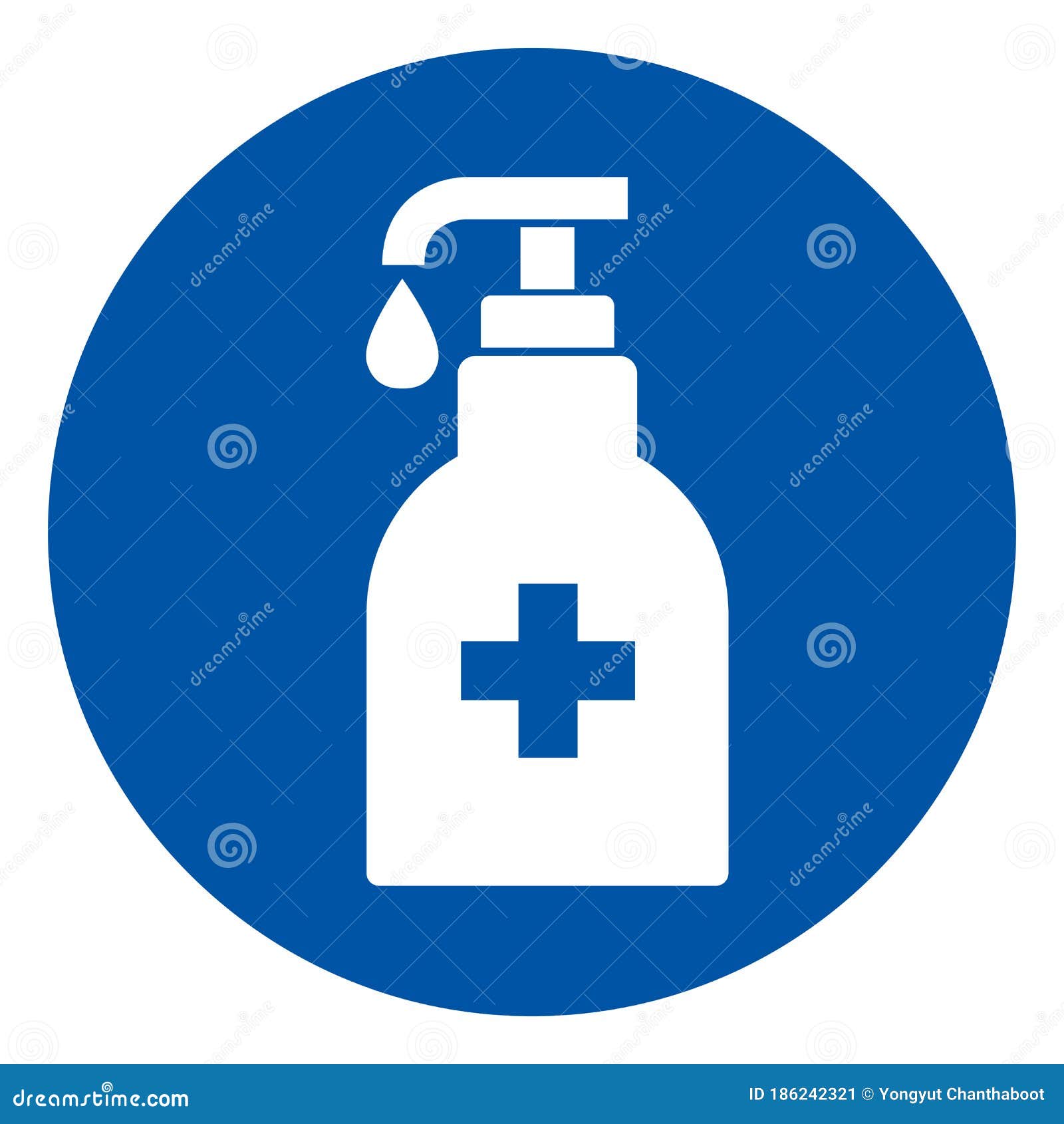 Sanitizer Symbol Sign ,Vector Illustration, Isolate on White Background ...