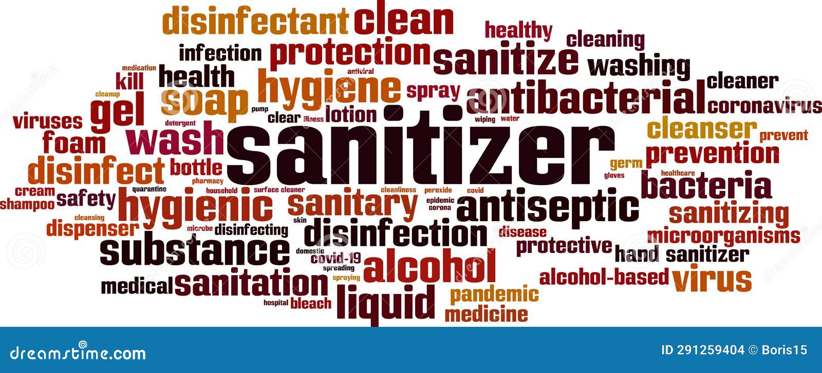 Sanitizer Word Cloud Concept Stock Vector - Illustration of sanitation ...