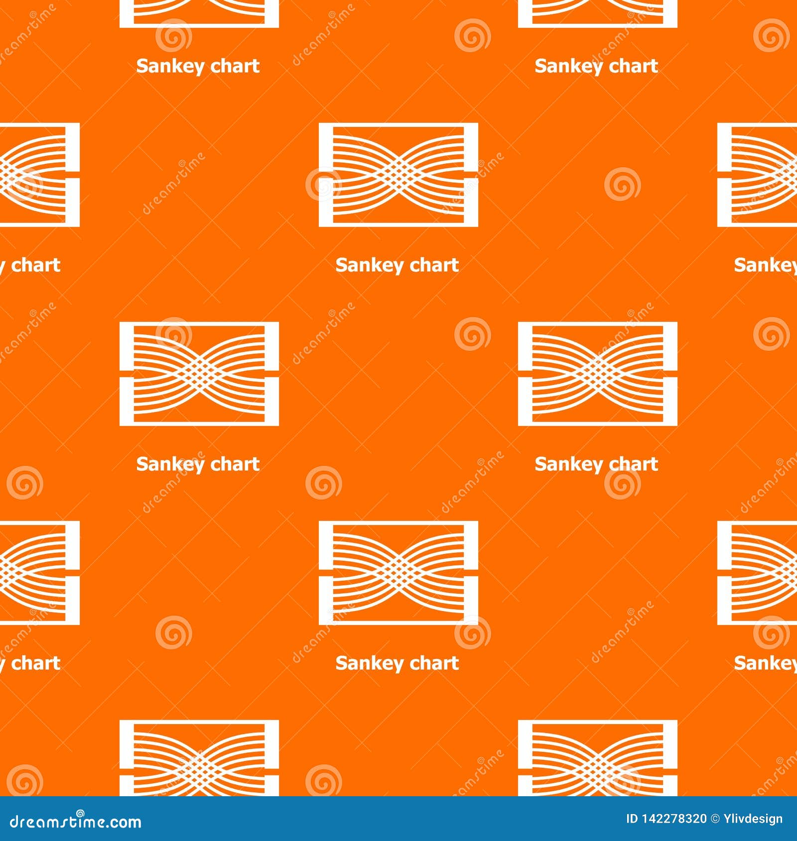 Sankey Chart Pattern Vector Seamless | CartoonDealer.com #115070854