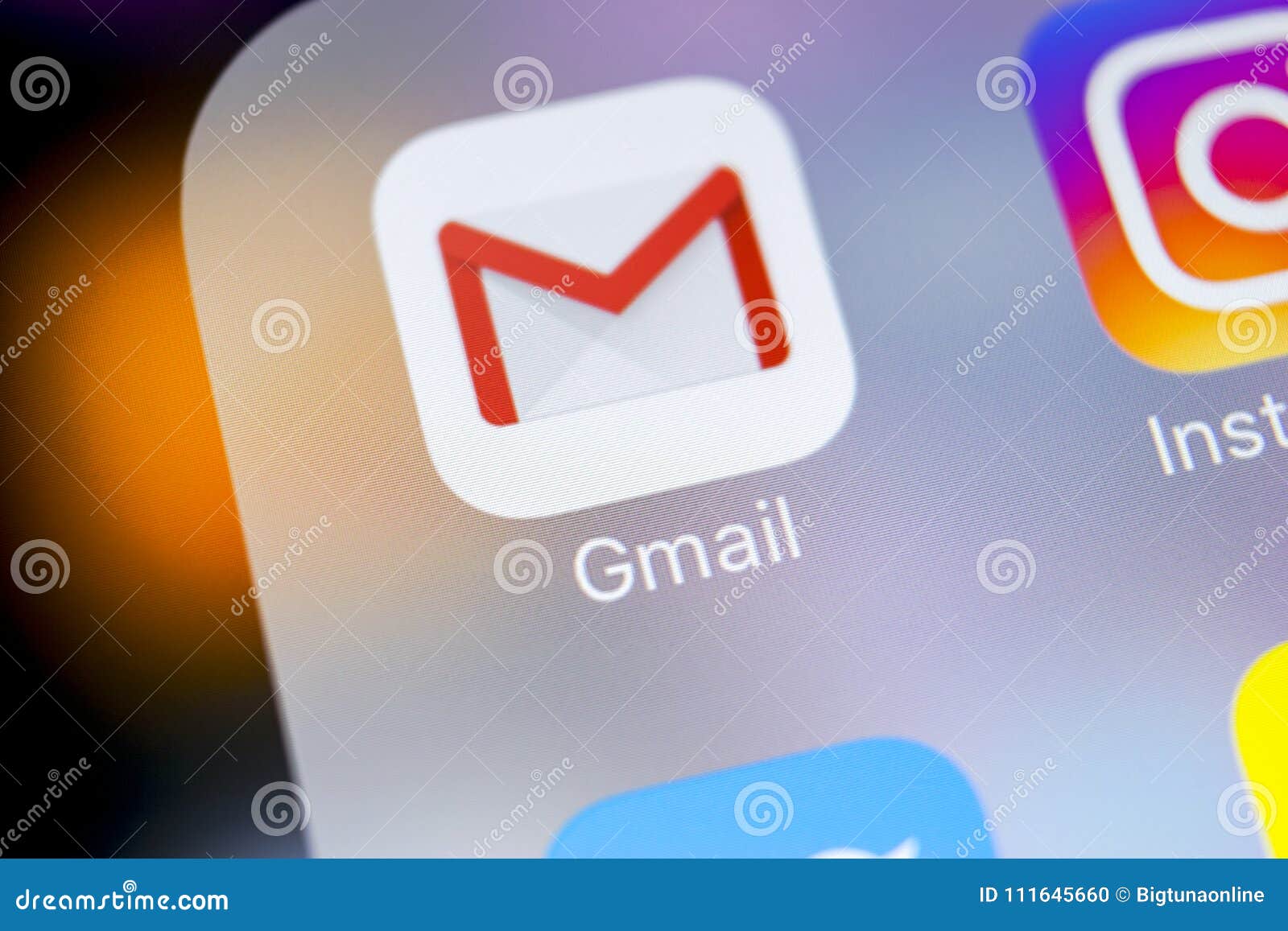 Google Gmail Application Icon on Apple IPhone X Smartphone Screen Close ... Google Gmail Application Icon on Apple IPhone X Smartphone Screen Close ...