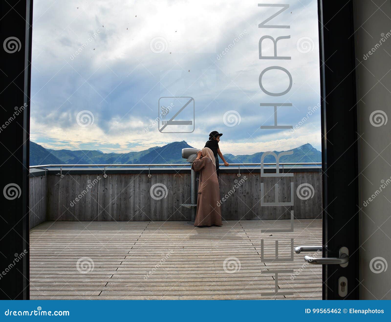 Overlook Platform on Jakobskreuz Cross in Sankt Ulrich am Pillersee ... Overlook Platform on Jakobskreuz Cross in Sankt Ulrich am Pillersee ...