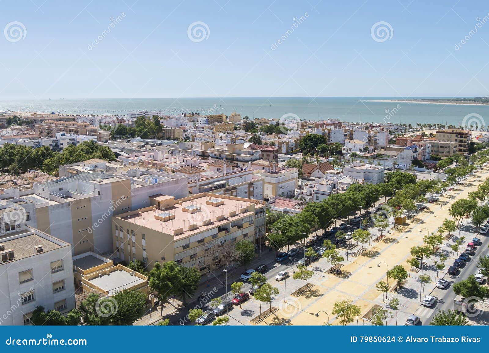 Sanlucar De Barrameda Aereal View, Cadiz, Spain Editorial Stock Image ...