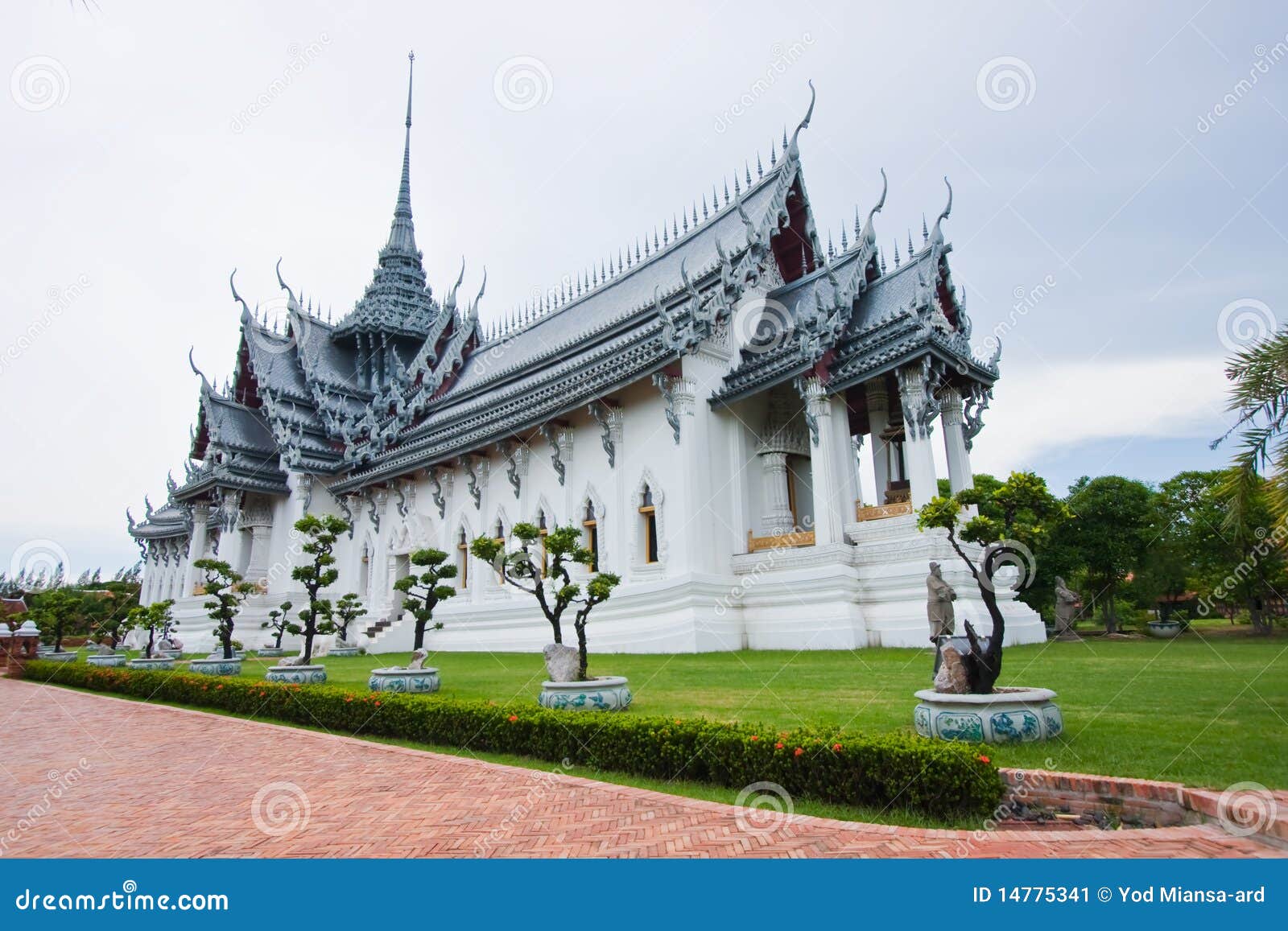 Sanphet Prasat Palace stock image. Image of palace, blue - 14775341
