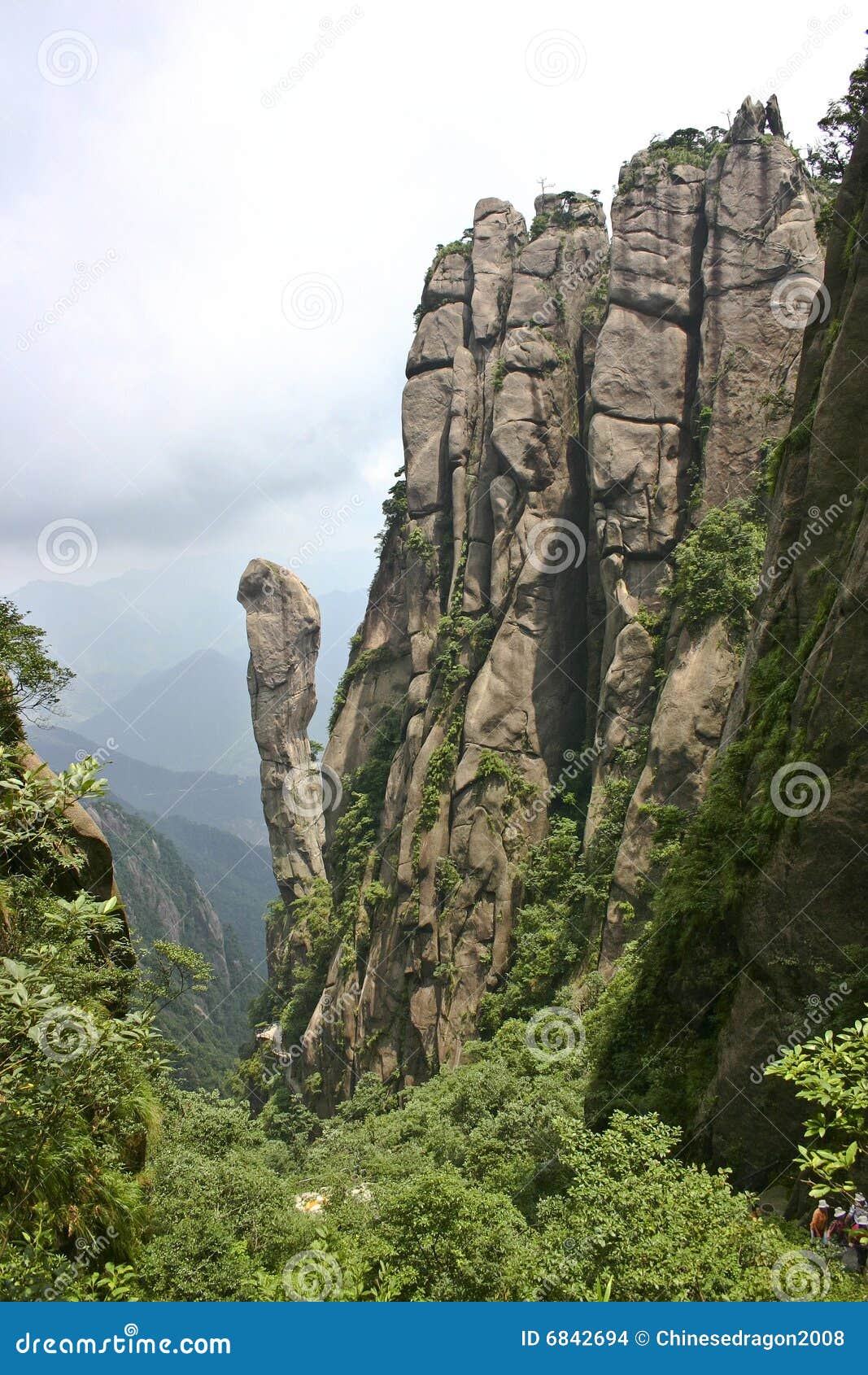 Sanqing mountains stock photo. Image of landscape, granite - 6842694