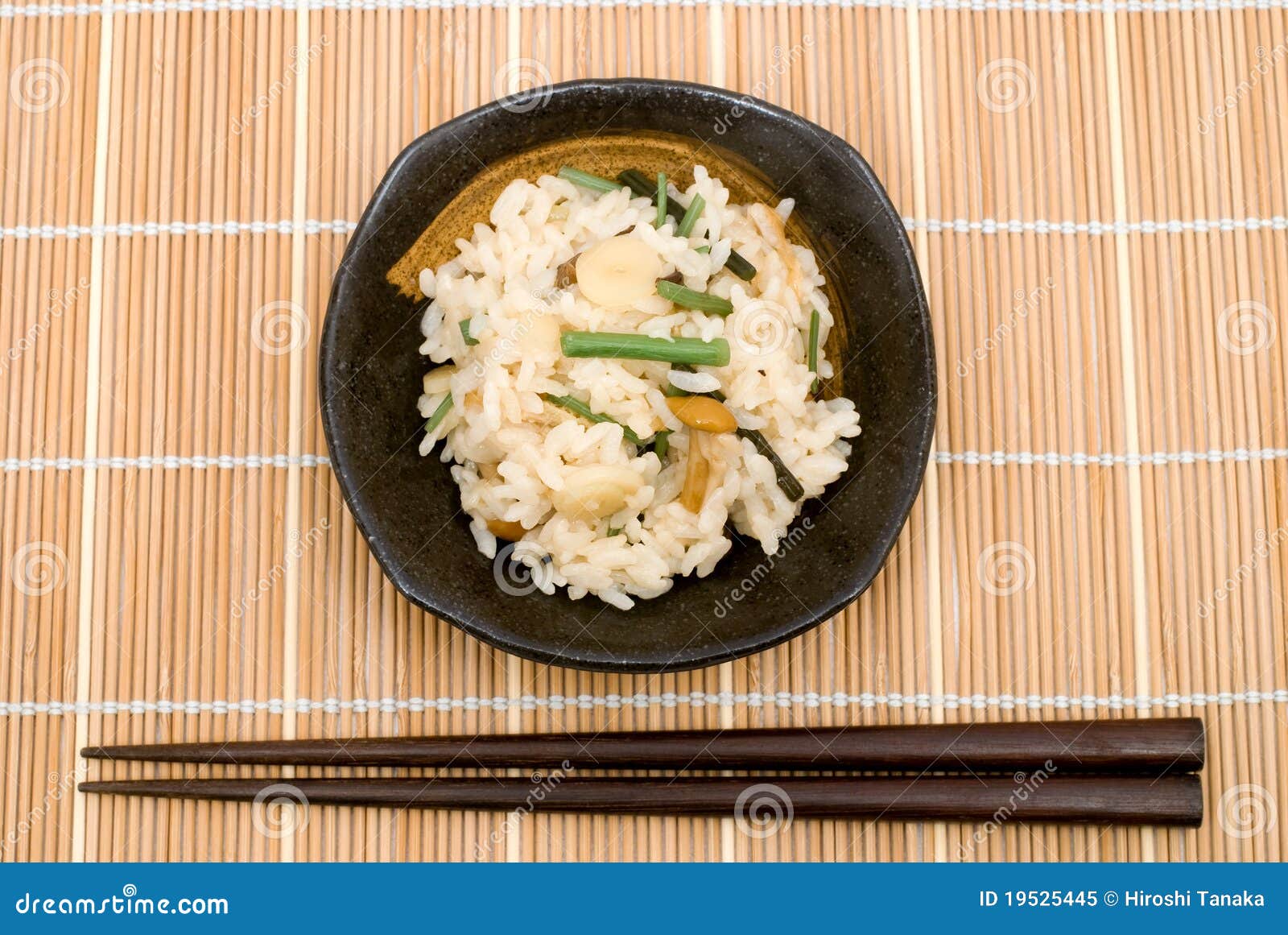 Sansai gohan stock image. Image of cooking, food, meal - 19525445