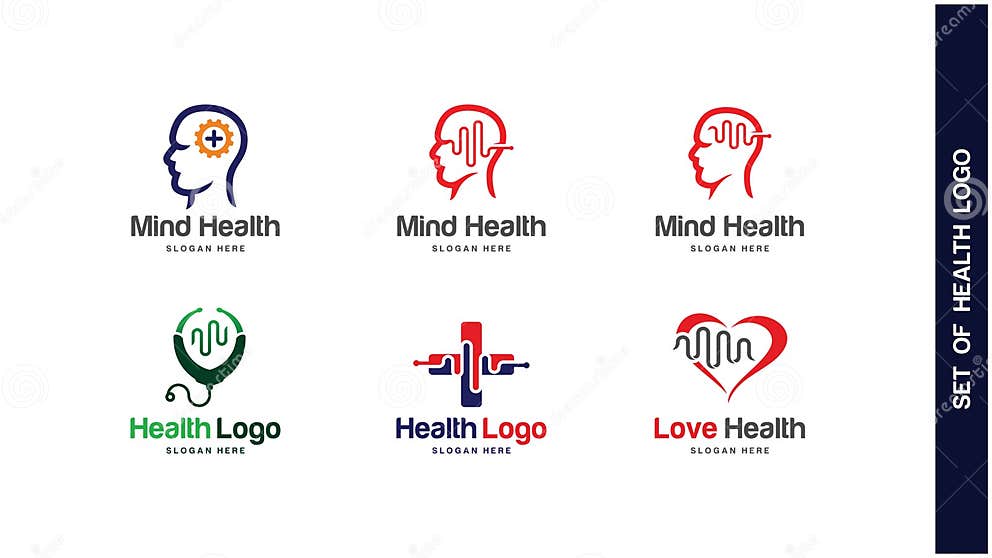 Santé Logo Design Concept, Différents Types De Logos De Santé, Logo ...