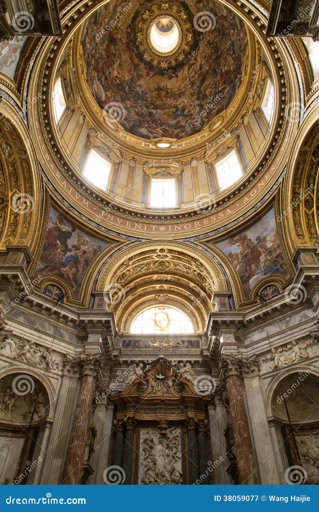 Sant `Agnese in Agone Rome, Italy Stock Image - Image of sant ...