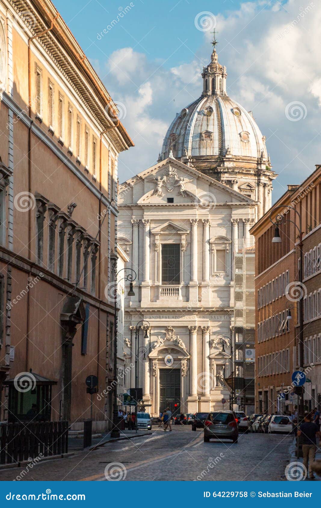 Sant Andrea Della Valle, Rome Italia Editorial Stock Photo - Image of ...