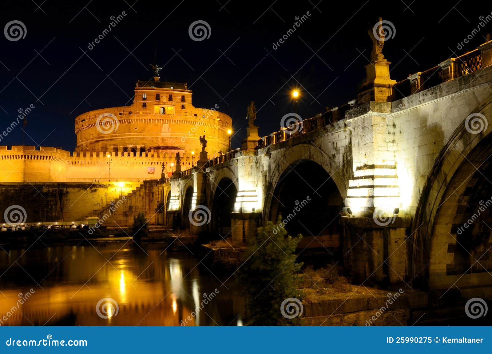 Sant Angelo Castle stock image. Image of historical, architecture ...