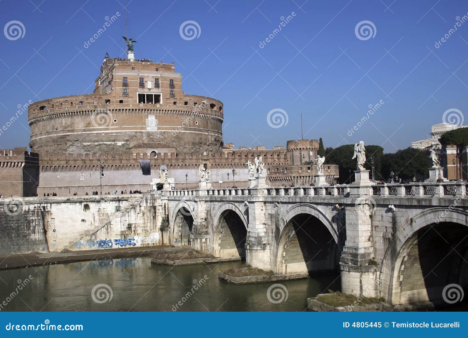 Sant angelo castle stock image. Image of travel, europe - 4805445