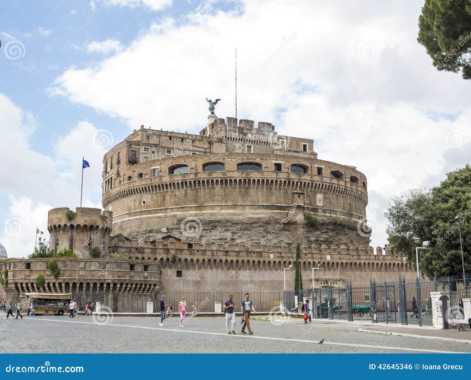 Sant Angelo Castle, Rome editorial photo. Image of castle - 42645346