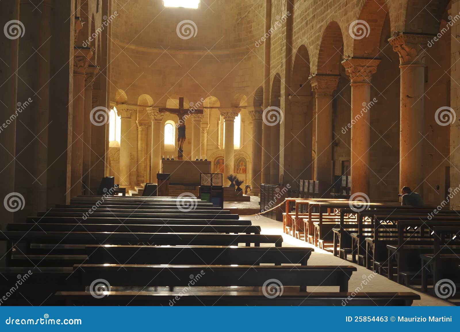Sant Antimo stock image. Image of archtecture, grass - 25854463