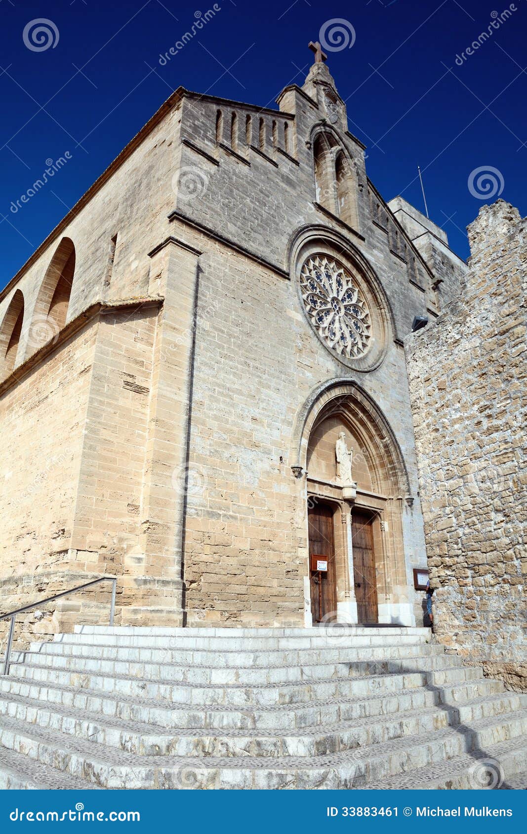 Sant Jaume Church in Alcudia Stock Image - Image of religion, alcudia ...